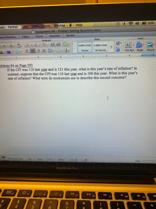 Solved (8940 sert Format Font Tools Table Window Help | Chegg.com