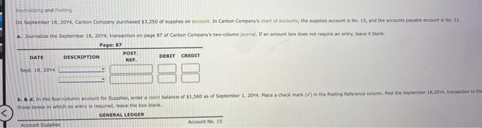 Solved please include post ref. as well as fill in all of | Chegg.com