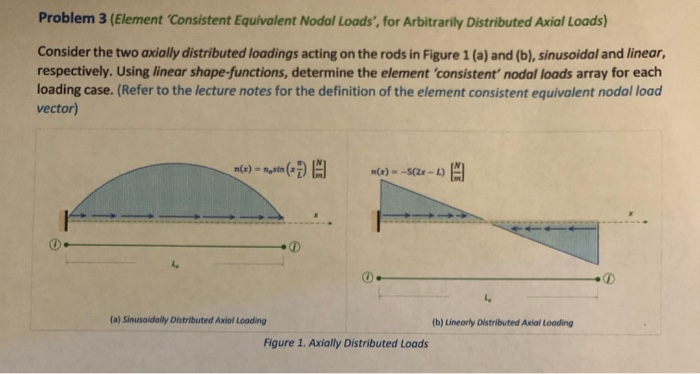 Problem 3 (Element Consistent Equivalent Nodal | Chegg.com