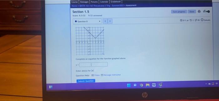 Solved Home > MTH 161/167 Precalculus 1/Trig-Summer2022 | Chegg.com