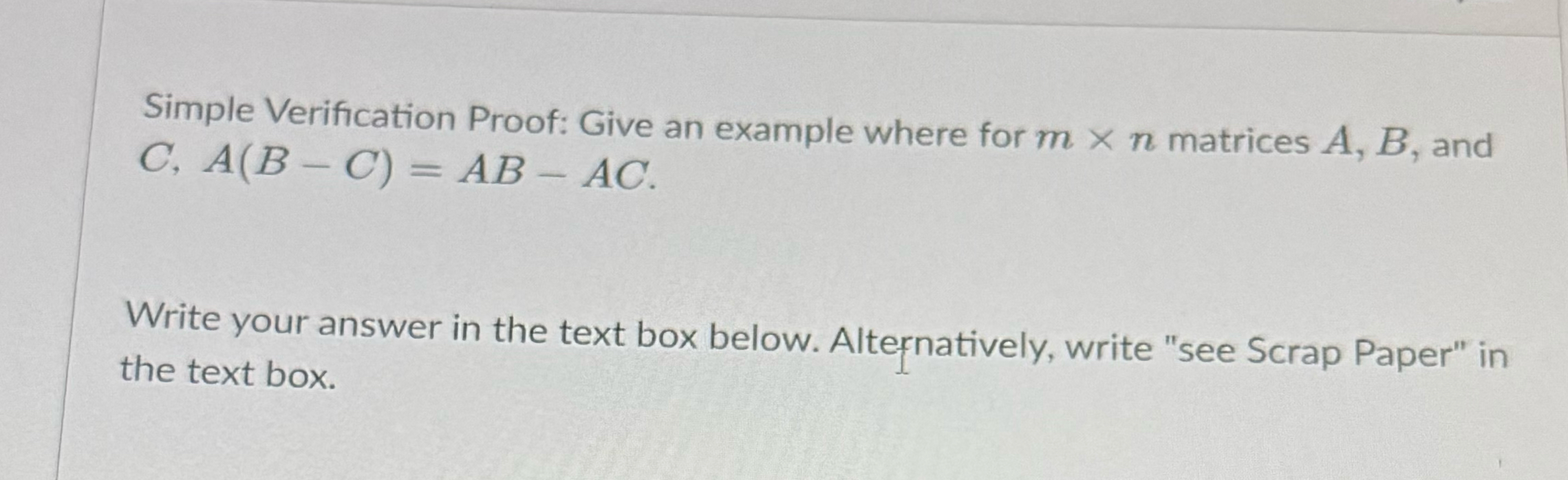 Solved Simple Verification Proof: Give an example where for | Chegg.com