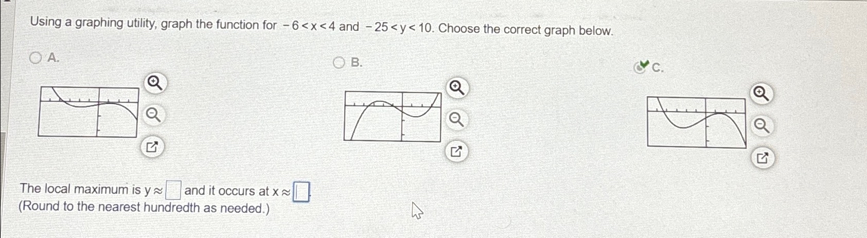 Solved Using a graphing utility, graph the function for | Chegg.com