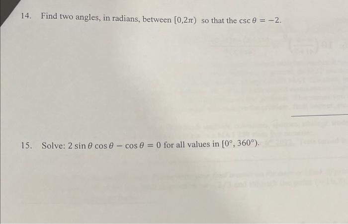 Solved 12. Find the value of the other five trig ratios if | Chegg.com
