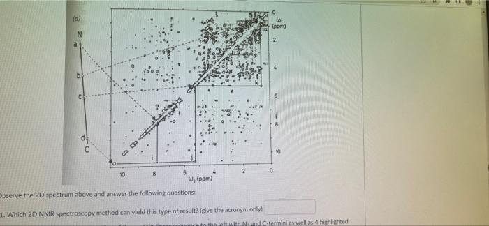 NMR active nucle that are within 6 angstrom distance | Chegg.com