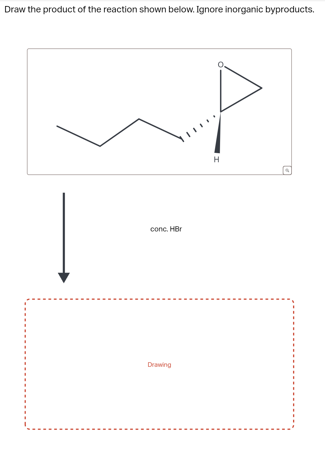 Solved Draw the product of the reaction shown below. Ignore | Chegg.com