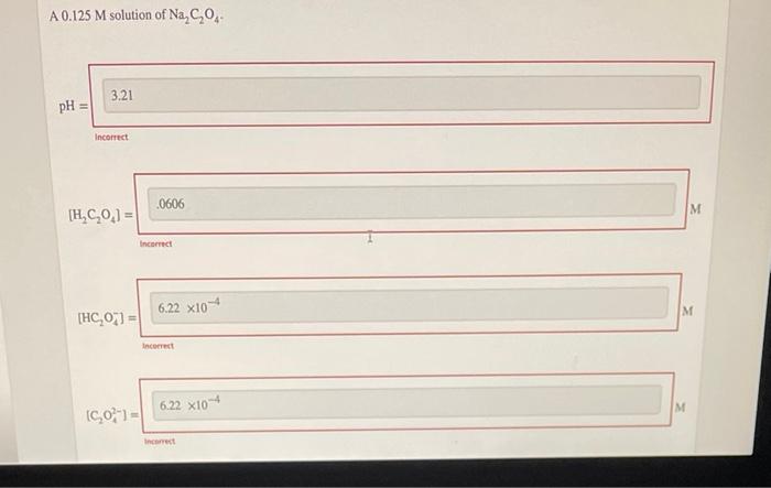 Solved Oxalic acid, H,C,,, has acid dissociation constants | Chegg.com
