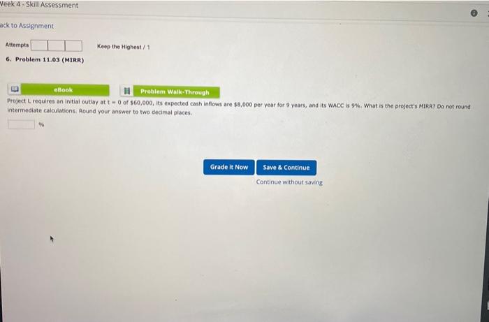Solved Veek 4-Skill Assessment 0 ack to Assignment Attempts | Chegg.com