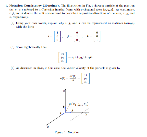 Notation Consistency (30 points). The illustration in | Chegg.com Notation Consistency (30 points). The illustration in | Chegg.com