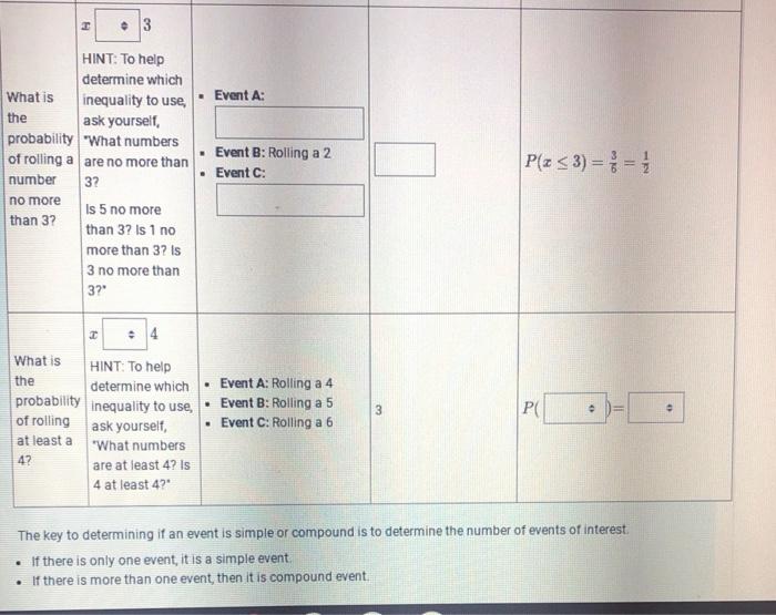Solved Compound Events Compound events are events in which | Chegg.com