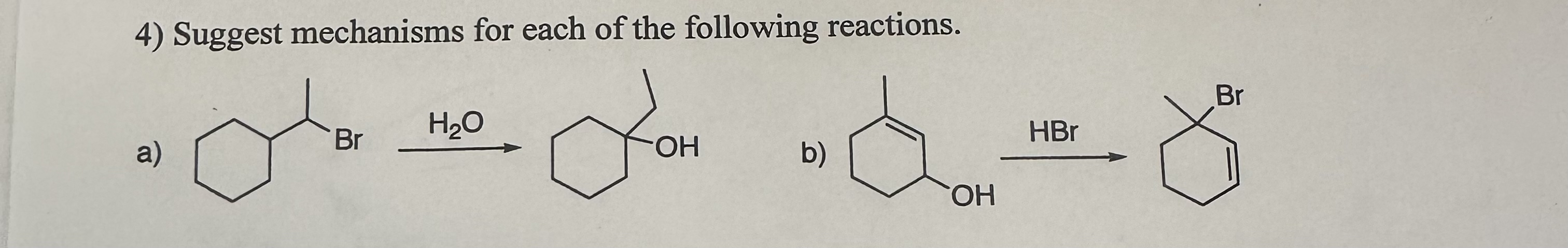 Solved Suggest mechanisms for each of the following | Chegg.com