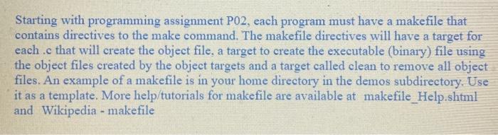 Solved how would i do a makefile for this code? Using putty | Chegg.com