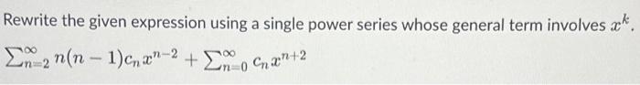 Solved Rewrite the given expression using a single power | Chegg.com