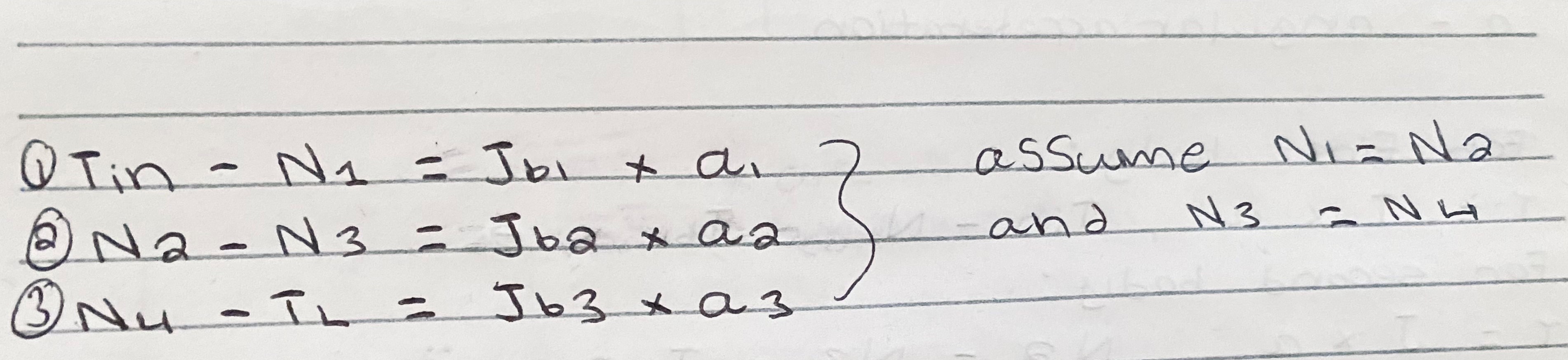 Solved Solve the following 3 ﻿equations simultaneously to | Chegg.com