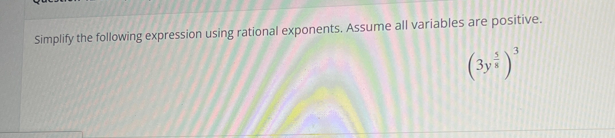 Solved Simplify the following expression using rational | Chegg.com