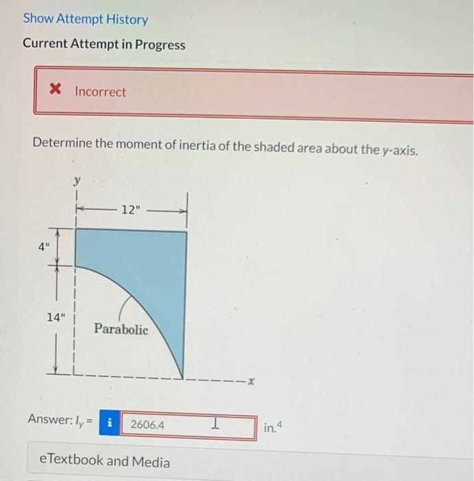 Solved Show Attempt History Current Attempt in Progress X | Chegg.com