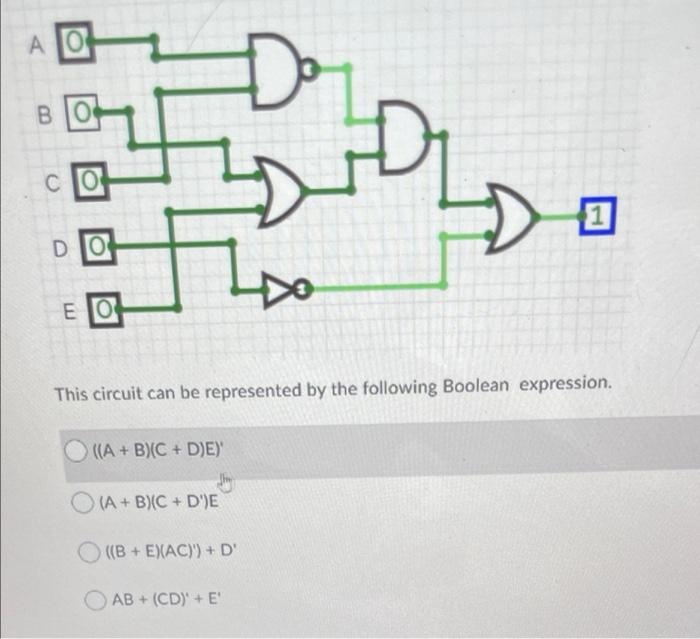 Solved A 10 в (0 СТО 1 DO Lx EIO This circuit can be | Chegg.com