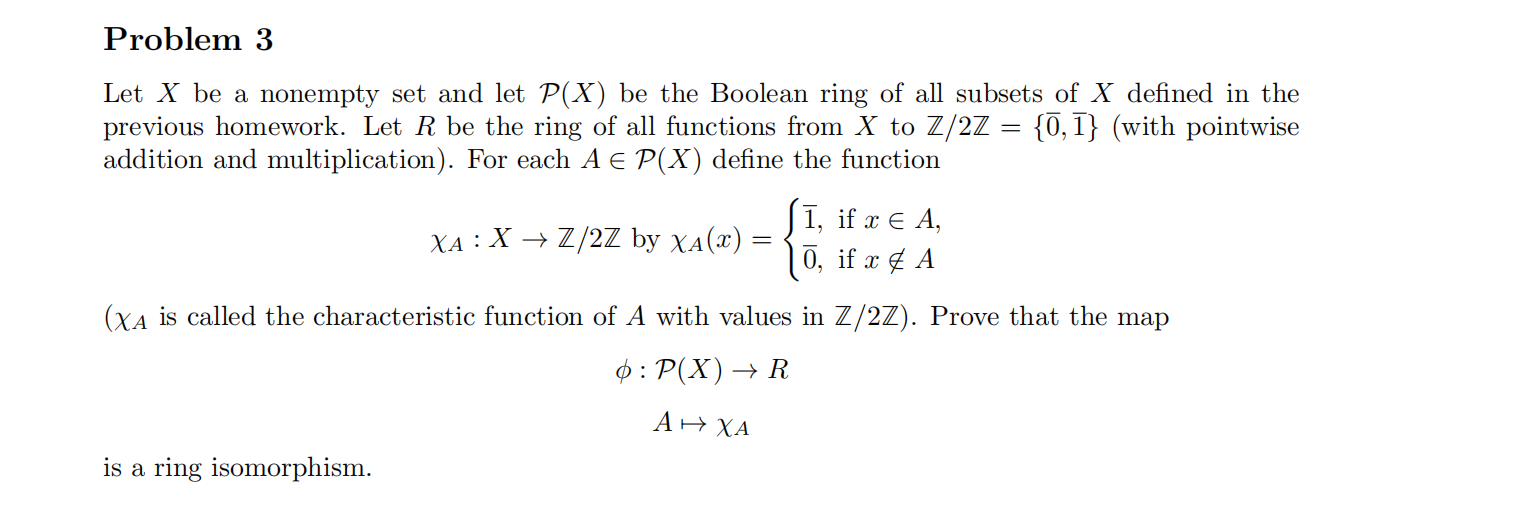 Problem 3Let x ﻿be a nonempty set and let P(x) ﻿be | Chegg.com