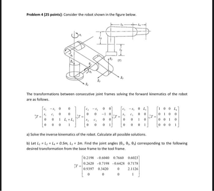 Solved Problem 2 (25 points): Consider the following figure. | Chegg.com