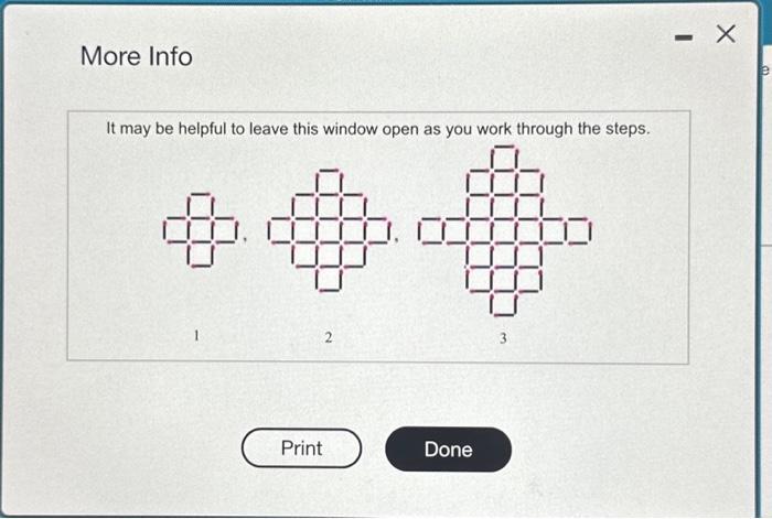 Solved More Info It may be helpful to leave this window open | Chegg.com