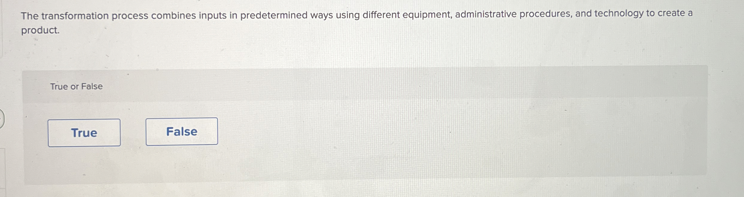 High Quality SOLUTION The transformation process combines inputs in | Chegg.com