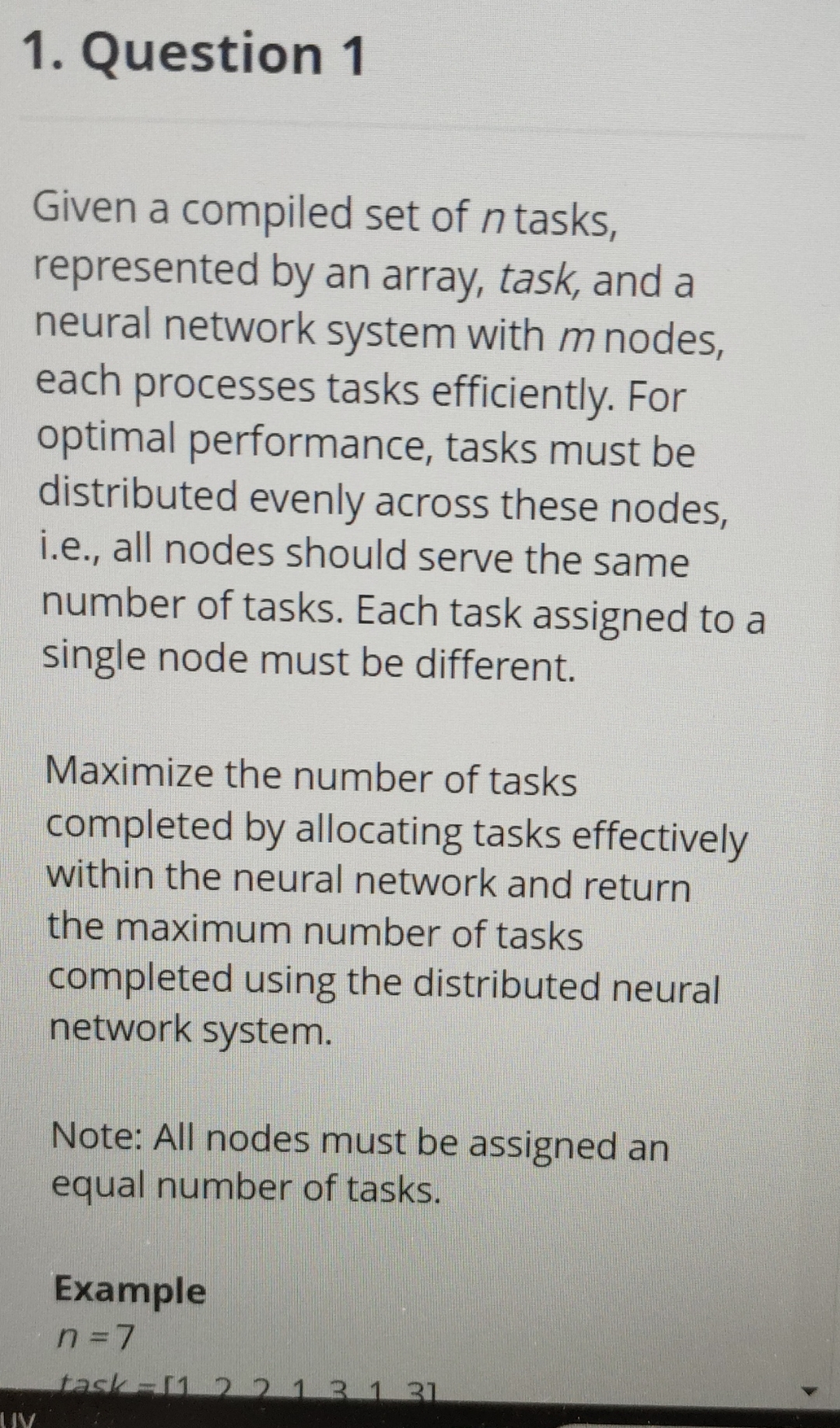 Solved Given a compiled set of n ﻿tasks,represented by an | Chegg.com