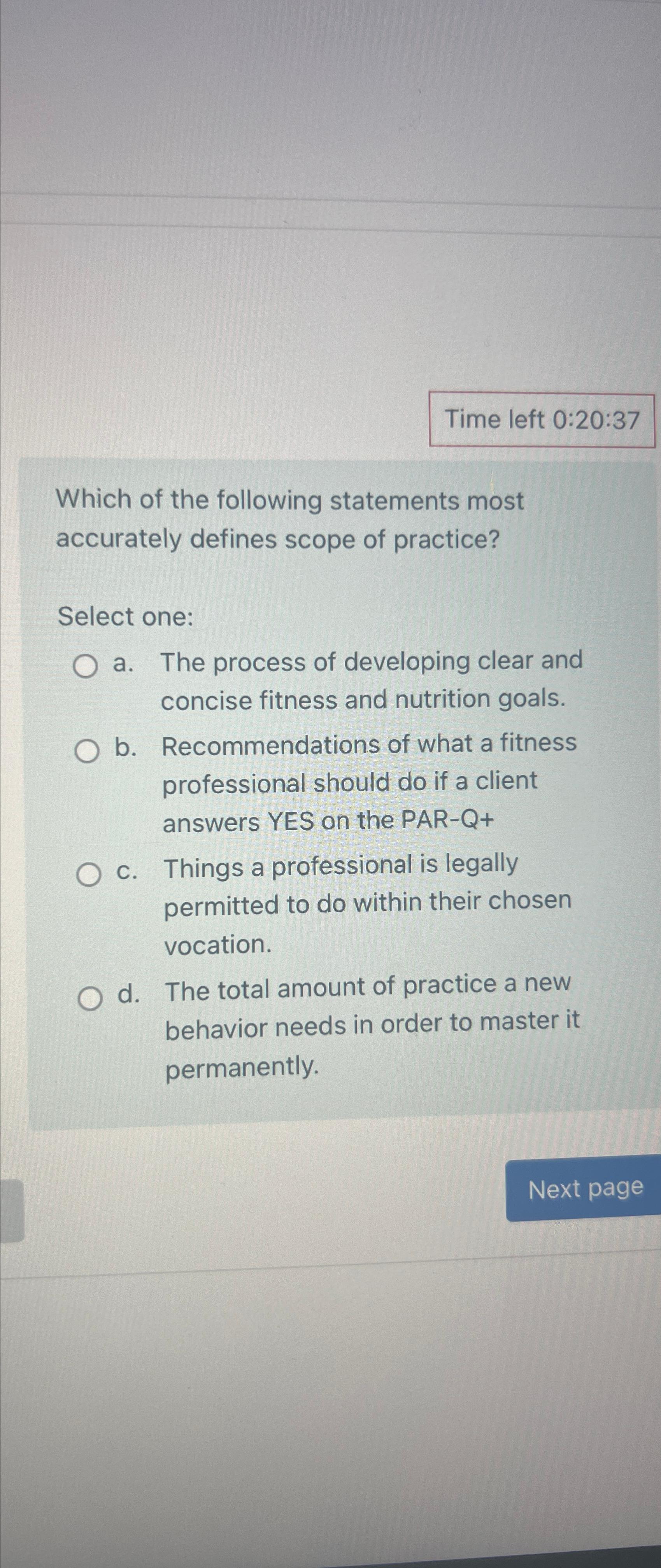 Solved Which of the following statements most accurately | Chegg.com