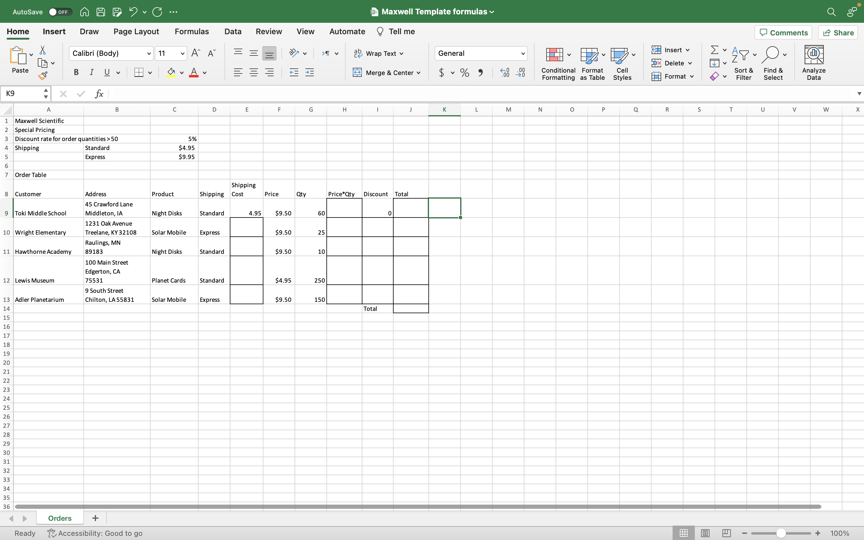Solved 1. ﻿Maxwell Scientific offers a 5% ﻿discount if | Chegg.com