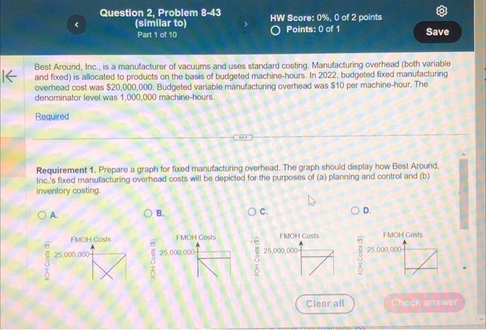 Question 2, Problem 8-43 (similar to) Part 1 of 10 K | Chegg.com Question 2, Problem 8-43 (similar to) Part 1 of 10 K | Chegg.com