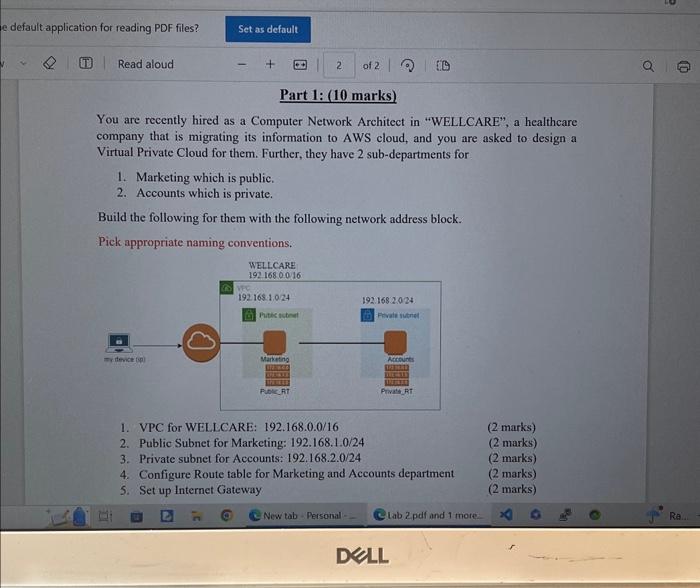 Solved defaultapplication for reading PDF files? Part 1: (10 | Chegg.com