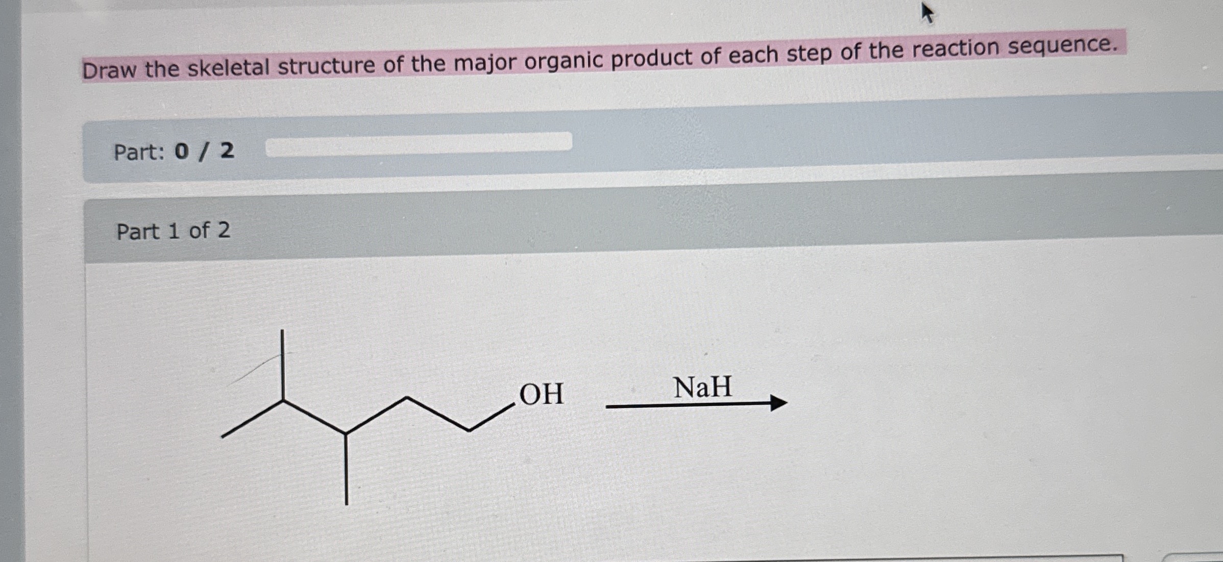 Solved Draw the skeletal structure of the major organic | Chegg.com