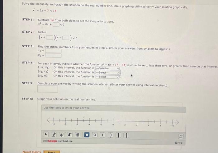 Solved Solve the inequality and graph the solution on the | Chegg.com