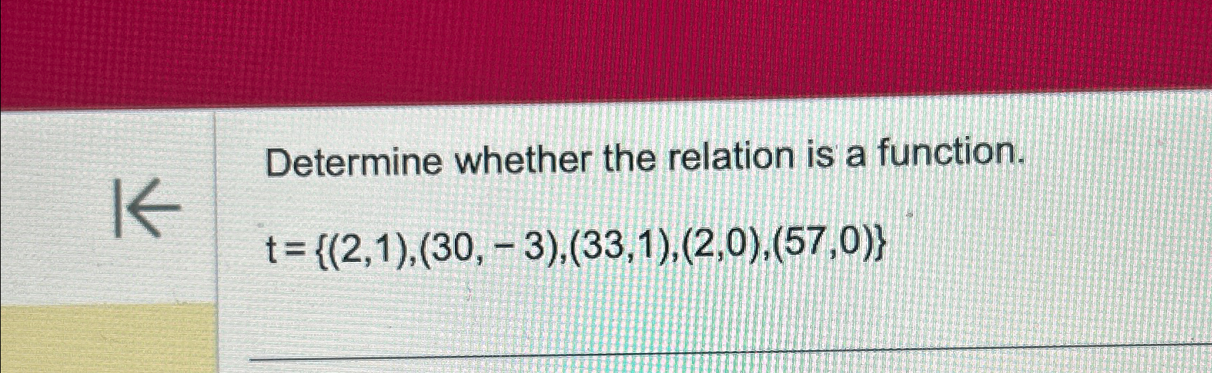 Solved Determine whether the relation is a | Chegg.com