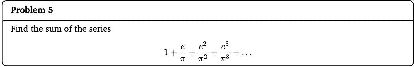 Solved Problem 5Find the sum of the | Chegg.com