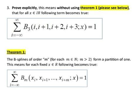 Solved 3. Prove explicitly, this means without using theorem | Chegg.com