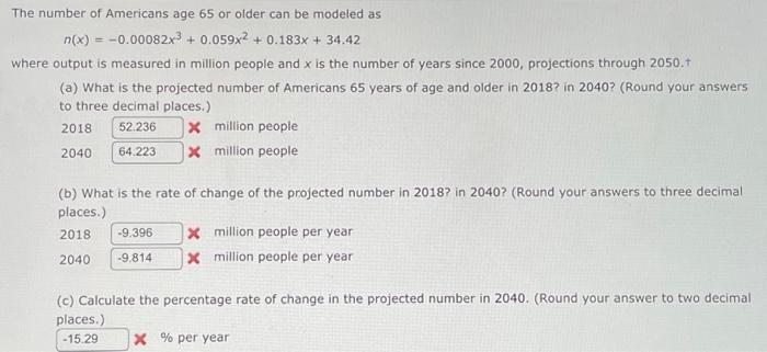 Solved The number of Americans age 65 or older can be | Chegg.com