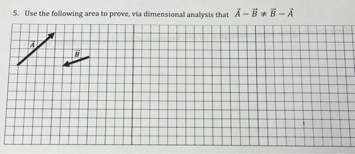 Solved 5. Use the following area to prove, via dimensional | Chegg.com