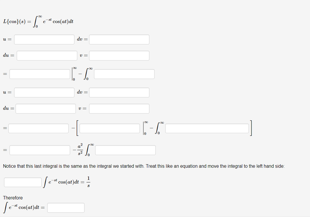 Solved Notice that this last integral is the same as the | Chegg.com