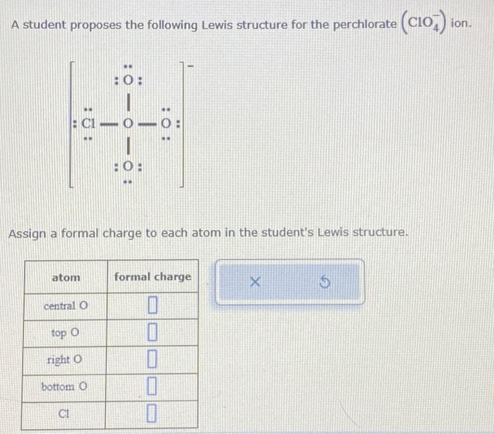 Solved A student proposes the following Lewis structure for | Chegg.com