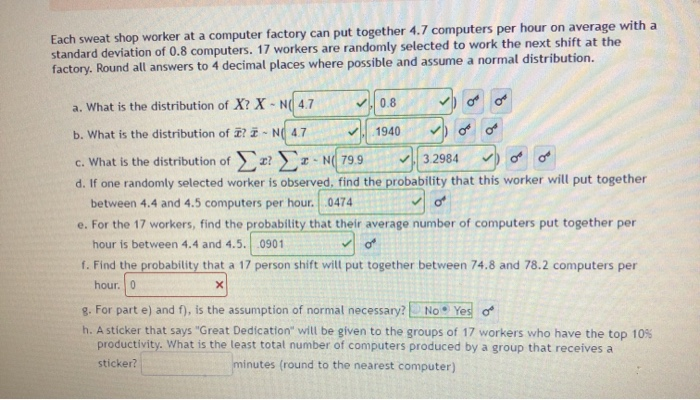 Solved Each sweat shop worker at a computer factory can put | Chegg.com