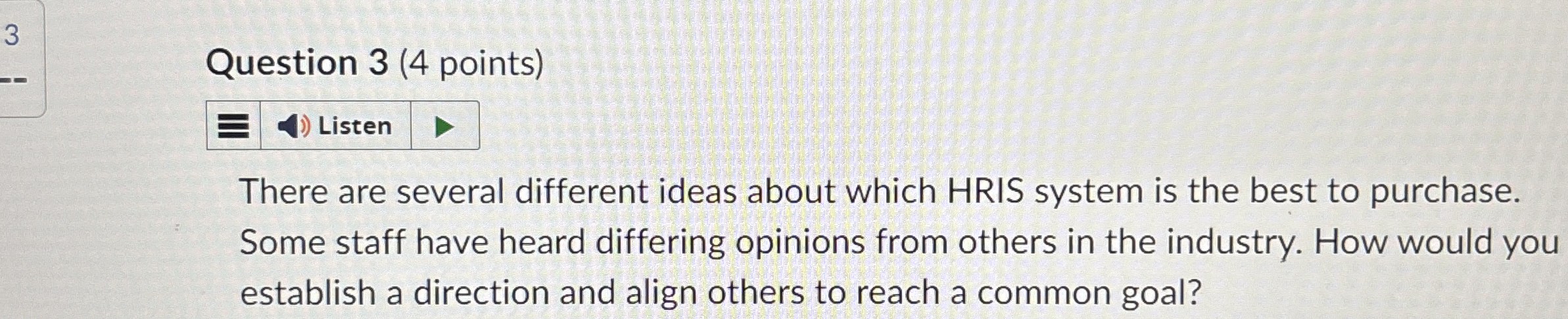 Solved Question 3 (4 ﻿points)There are several different | Chegg.com