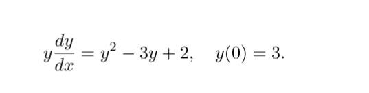 Solved Find the solutions to the IVP's in implicit form (Do | Chegg.com