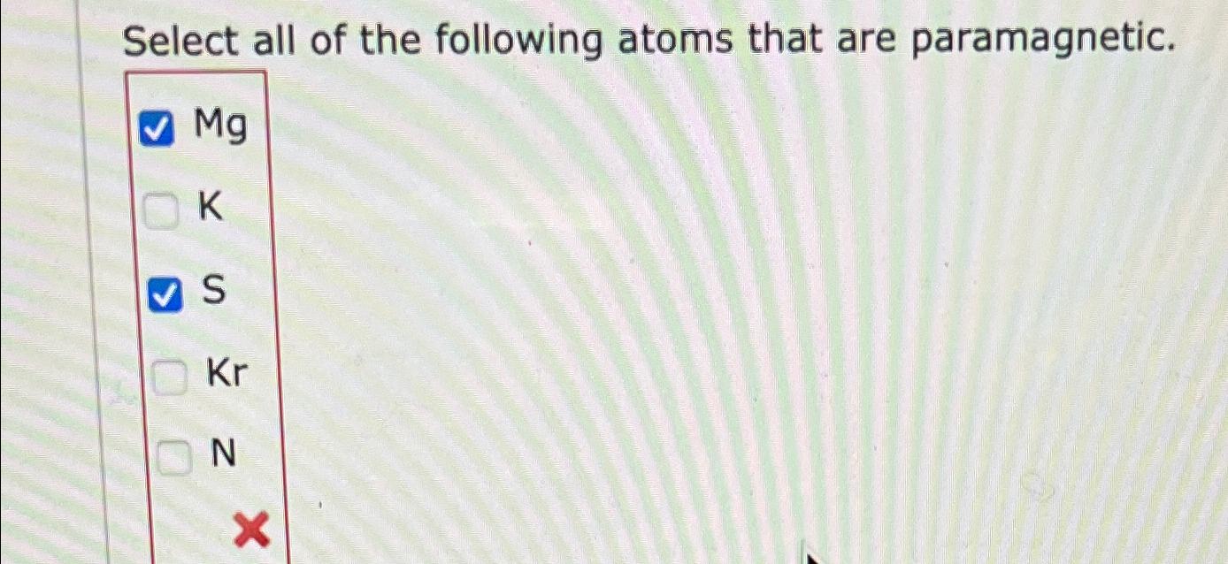 Solved Select all of the following atoms that are | Chegg.com