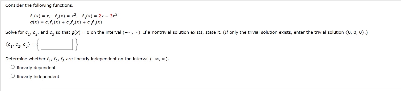 Solved Consider the following | Chegg.com