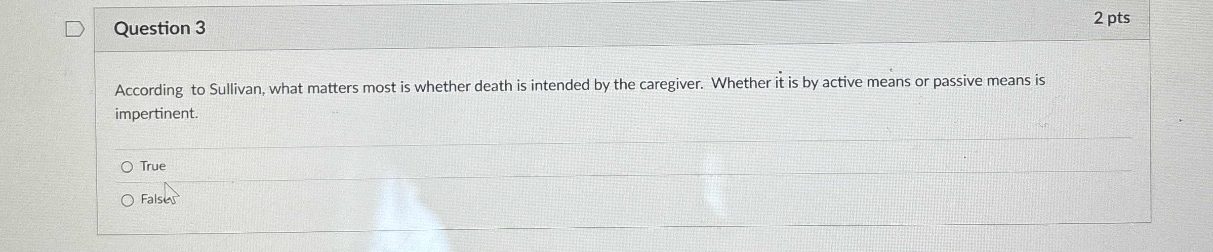 Solved Question 32 ﻿ptsAccording to Sullivan, what matters | Chegg.com