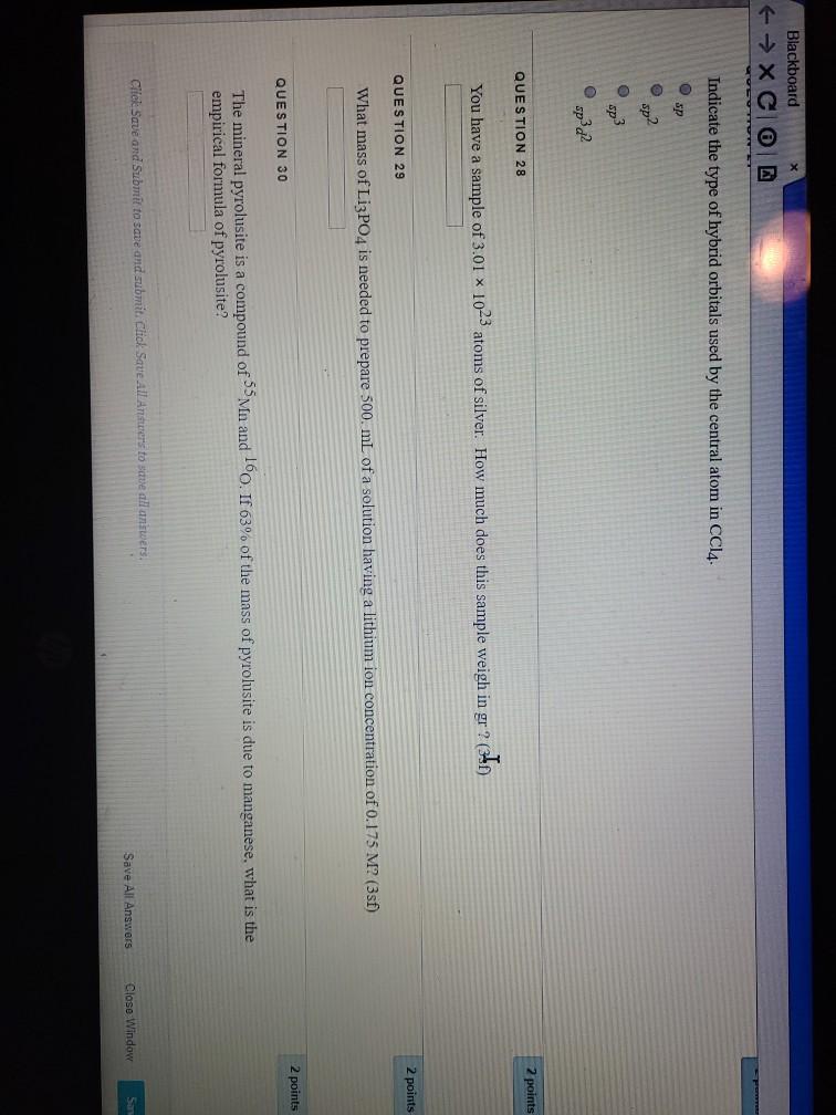 Solved x Blackboard 4 → XCO Indicate the type of hybrid | Chegg.com