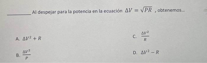 Solved Solving for power in the equation .... i wanna see | Chegg.com