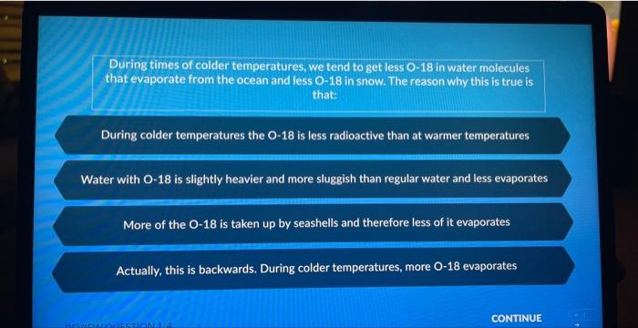 Solved During times of colder temperatures, we tend to get | Chegg.com