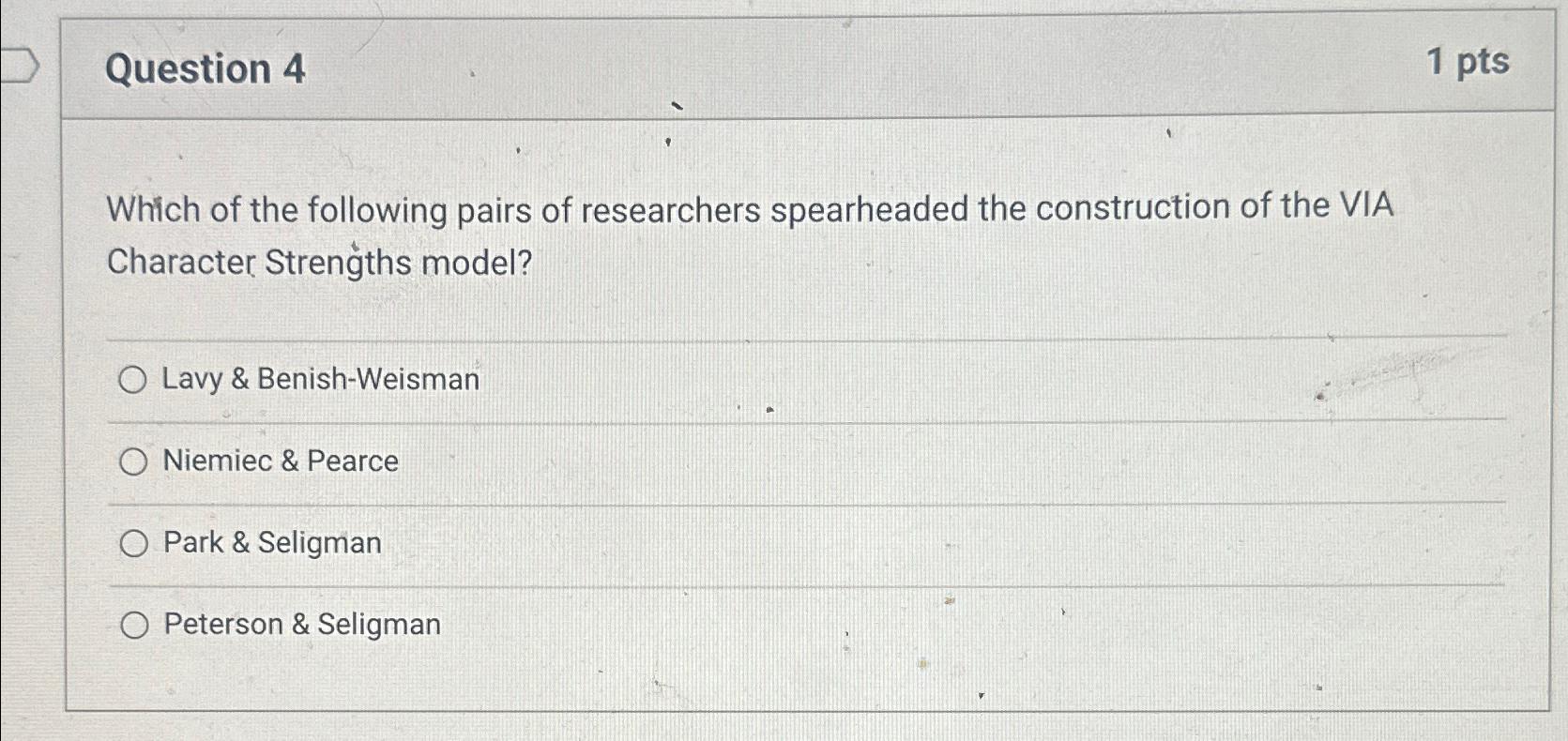 Solved Question 41 ﻿ptsWhich of the following pairs of | Chegg.com