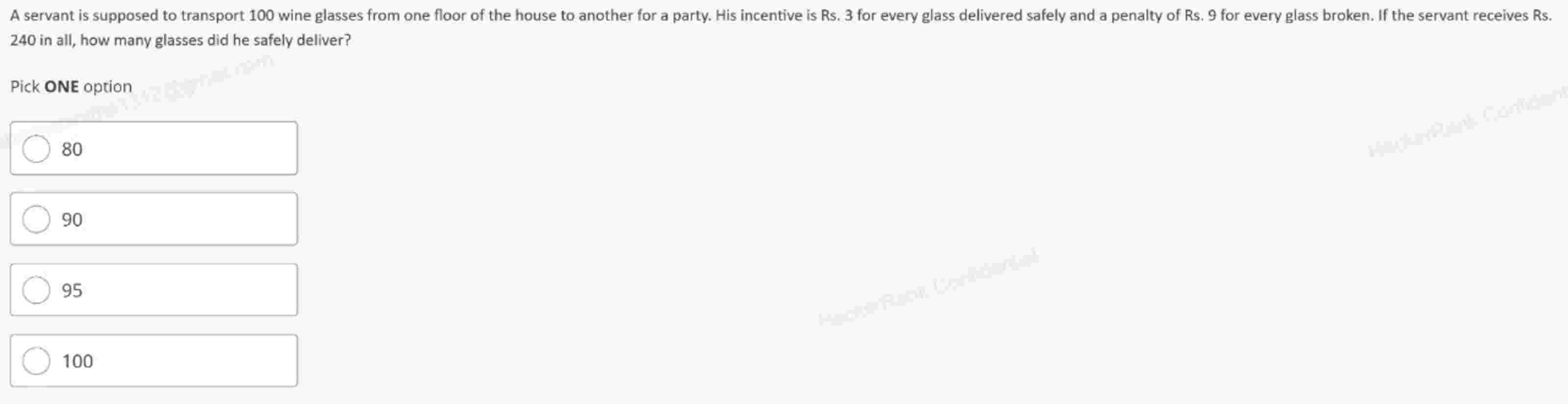 Solved 240 ﻿in all, how many glasses did he safely | Chegg.com