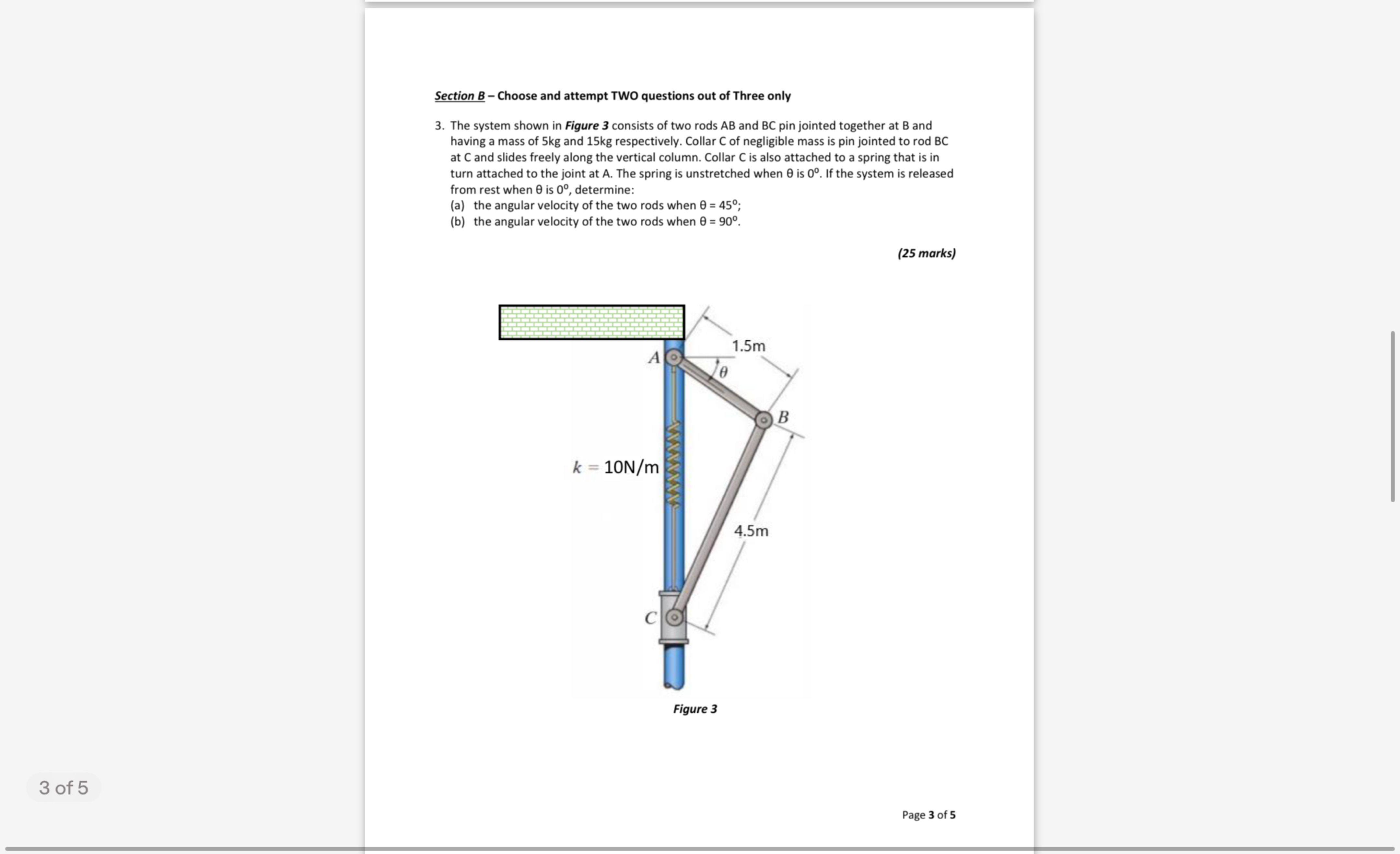 Solved Section B - ﻿Choose and attempt TWO questions out of | Chegg.com